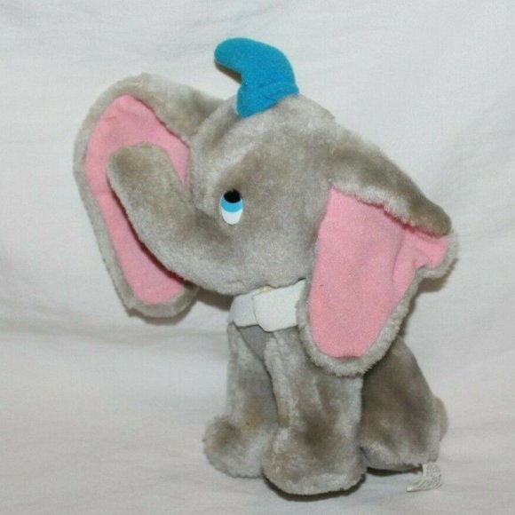 Disney | Toys | Dumbo Disney Plush Stuffed Animal Vintage 8 Gray | Poshmark